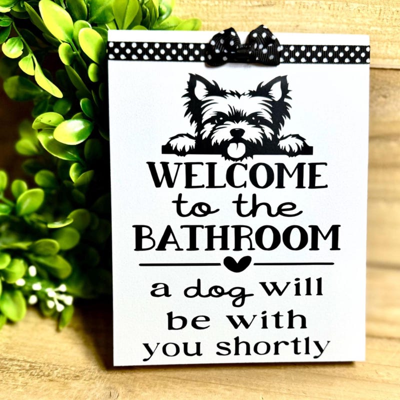 Yorkshire Bathroom Signs - Etsy