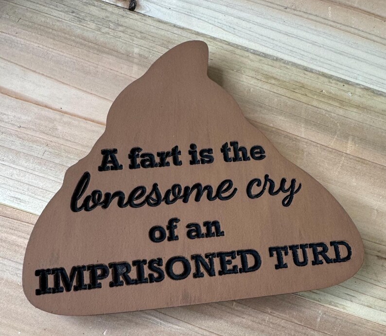 Fart Sign, Funny Bathroom Decor - Etsy