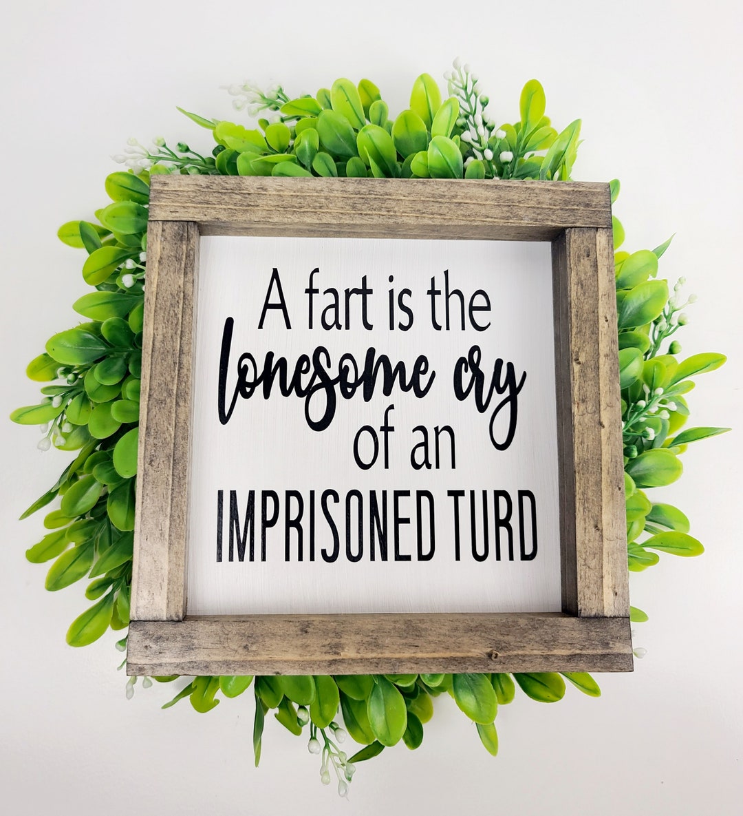 Fart Signs for the Bathroom/funny Wooden Bathroom Decor/funny Gag Gifts ...