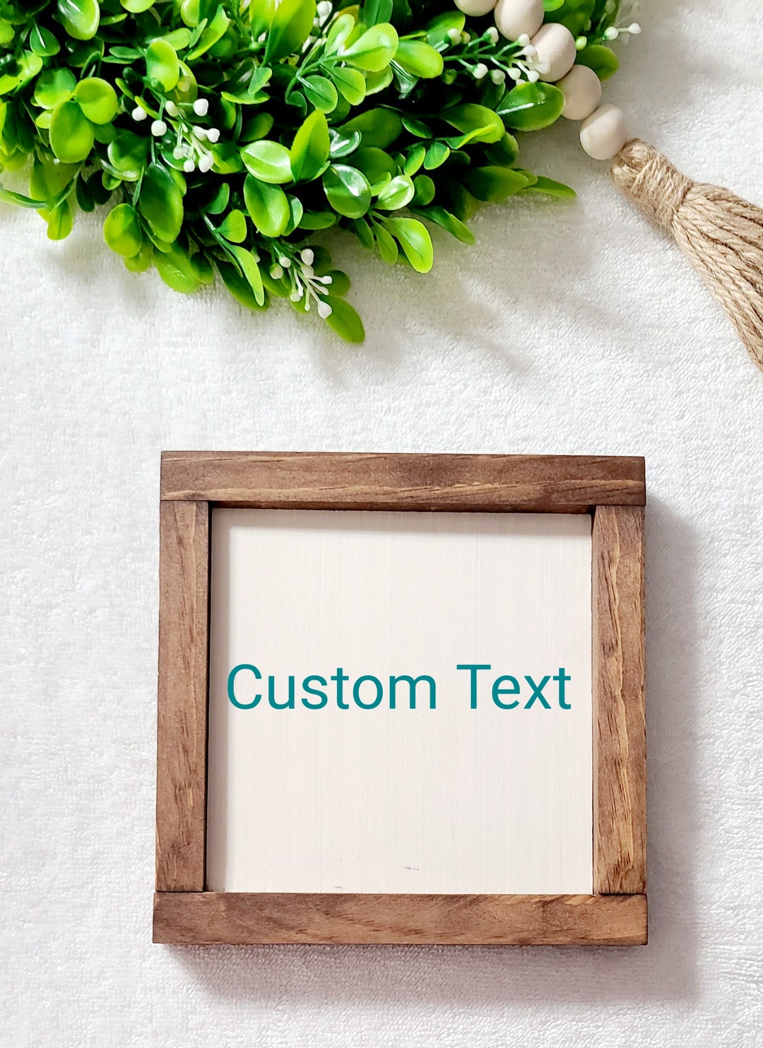 Made to Order Custom Small Wooden Rustic Farmhouse Sign - Etsy