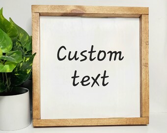 Wooden 12x12 Sign - Etsy