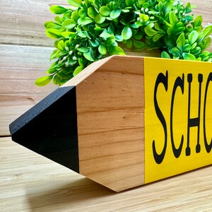 Wooden Pencil "school Days" Sign: Teacher Classroom Decor - Etsy