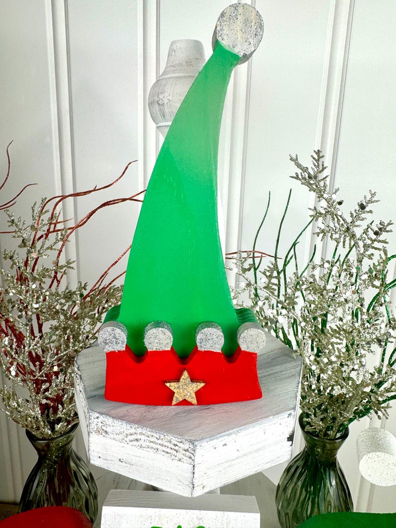 Elf Tiered Tray, Christmas Decor - Etsy