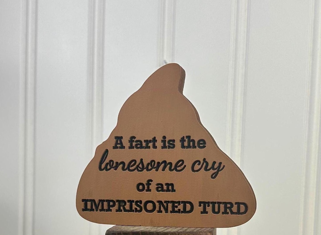 Fart Sign, Funny Bathroom Decor - Etsy