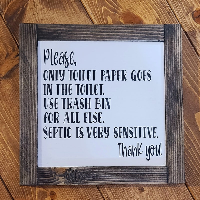 Please Trash Sign - Etsy