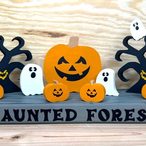 Haunted Forest- Pumpkin, Ghost , Spooky Tree Decor - Etsy