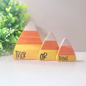 Mini Tiered Tray Candy Corn, Halloween Decor, Fall Decor - Etsy