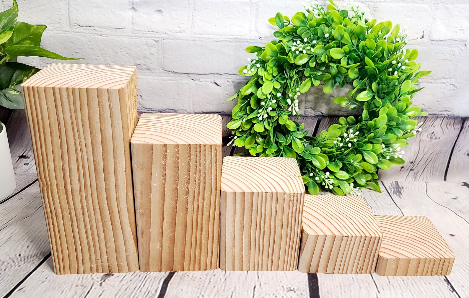 Custom Wooden Risers / Plant Display / Art Display / Rustic - Etsy Canada