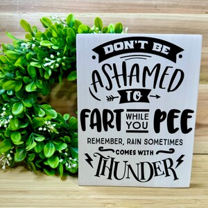 Don’t Be Ashamed to Fart When You Pee - Etsy