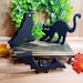 Halloween Silhouette: Black Cat, Crow, Bat Tiered Tray Decor - Etsy