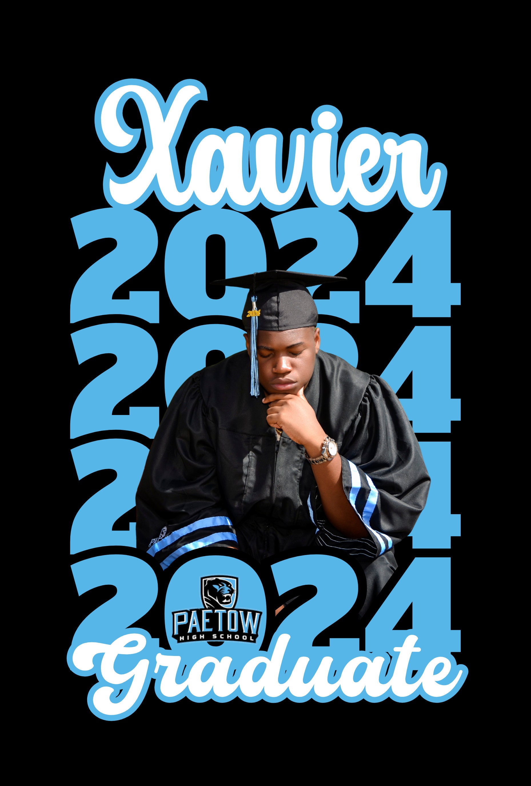 Digital Design * Grad Templates * Grad * Editable * Graduation Garden ...