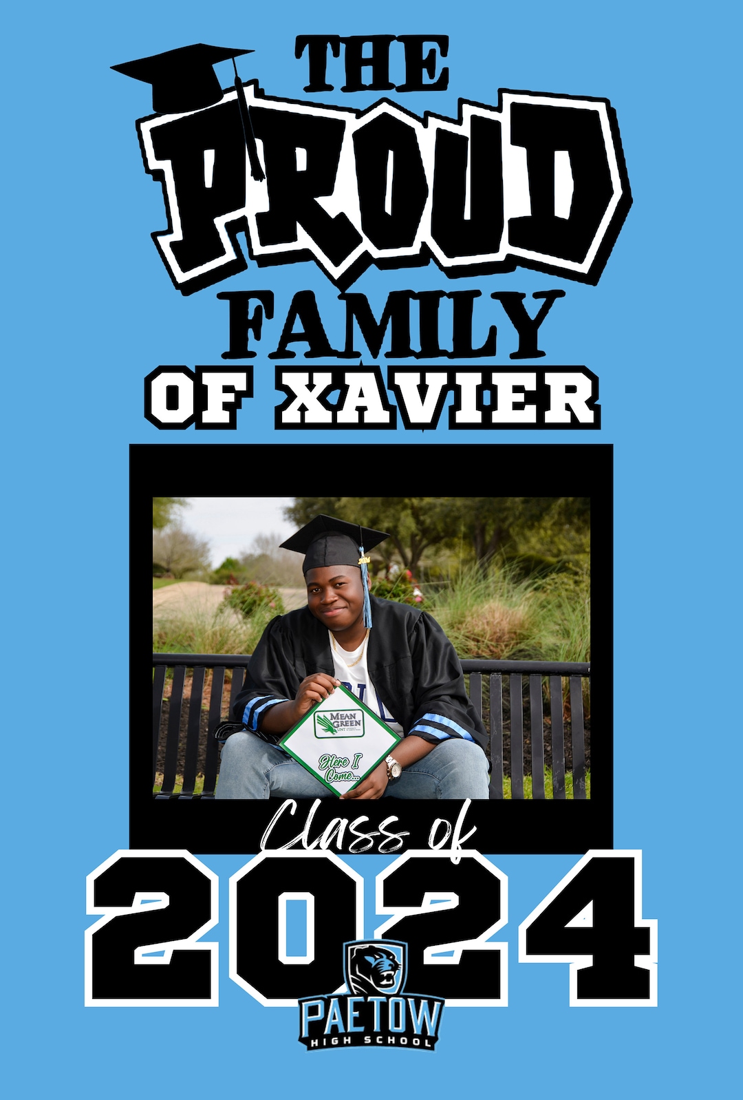 Digital Design * Grad Templates * Grad * Editable * Graduation Garden ...