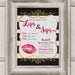Printable Lip and Sips Party Invitation Lipsense Printable Invitation ...