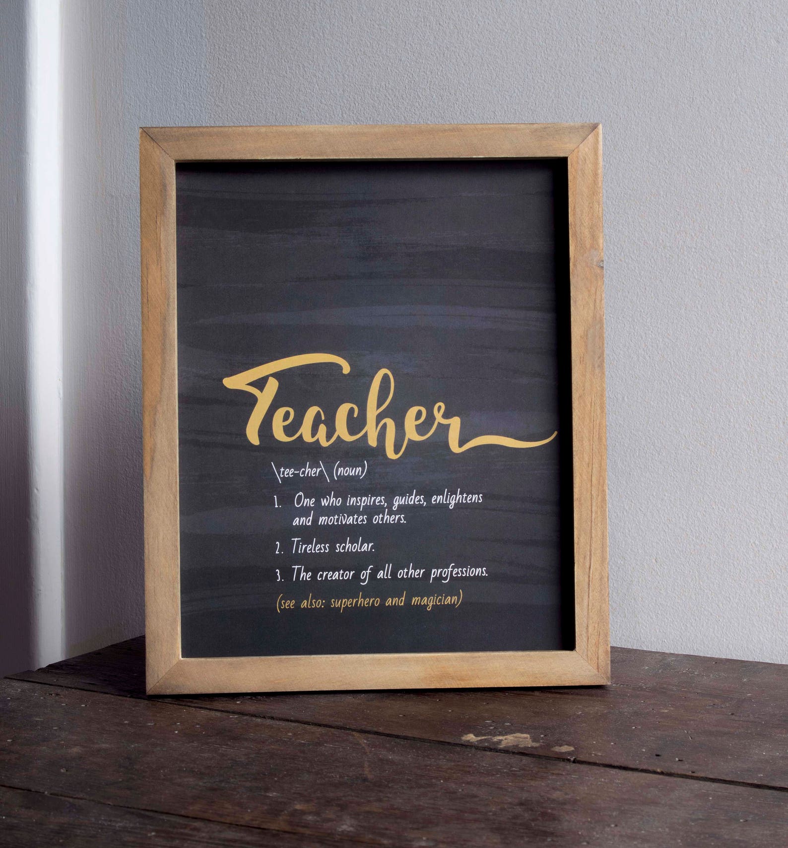 Printable Teacher Gift Instant PDF Download Teacher Print Thank You ...