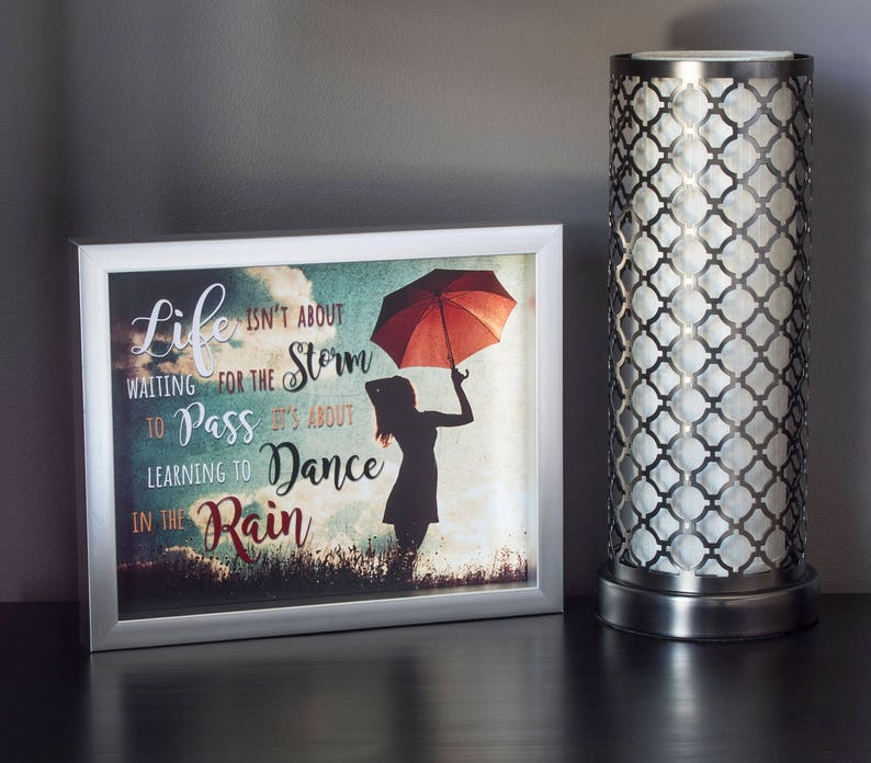 Dance in the Rain Printable Inspirational Quote | Inspirational Print ...
