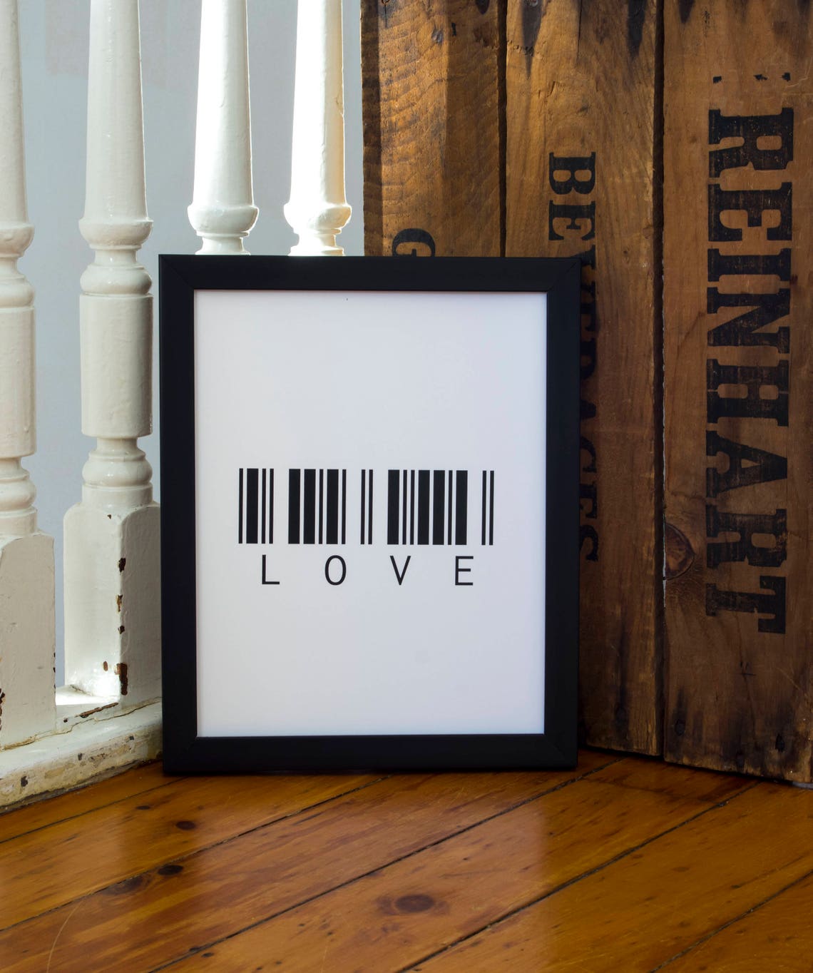 Instant Printable Valentine Love Barcode Print Barcode Print Barcode ...