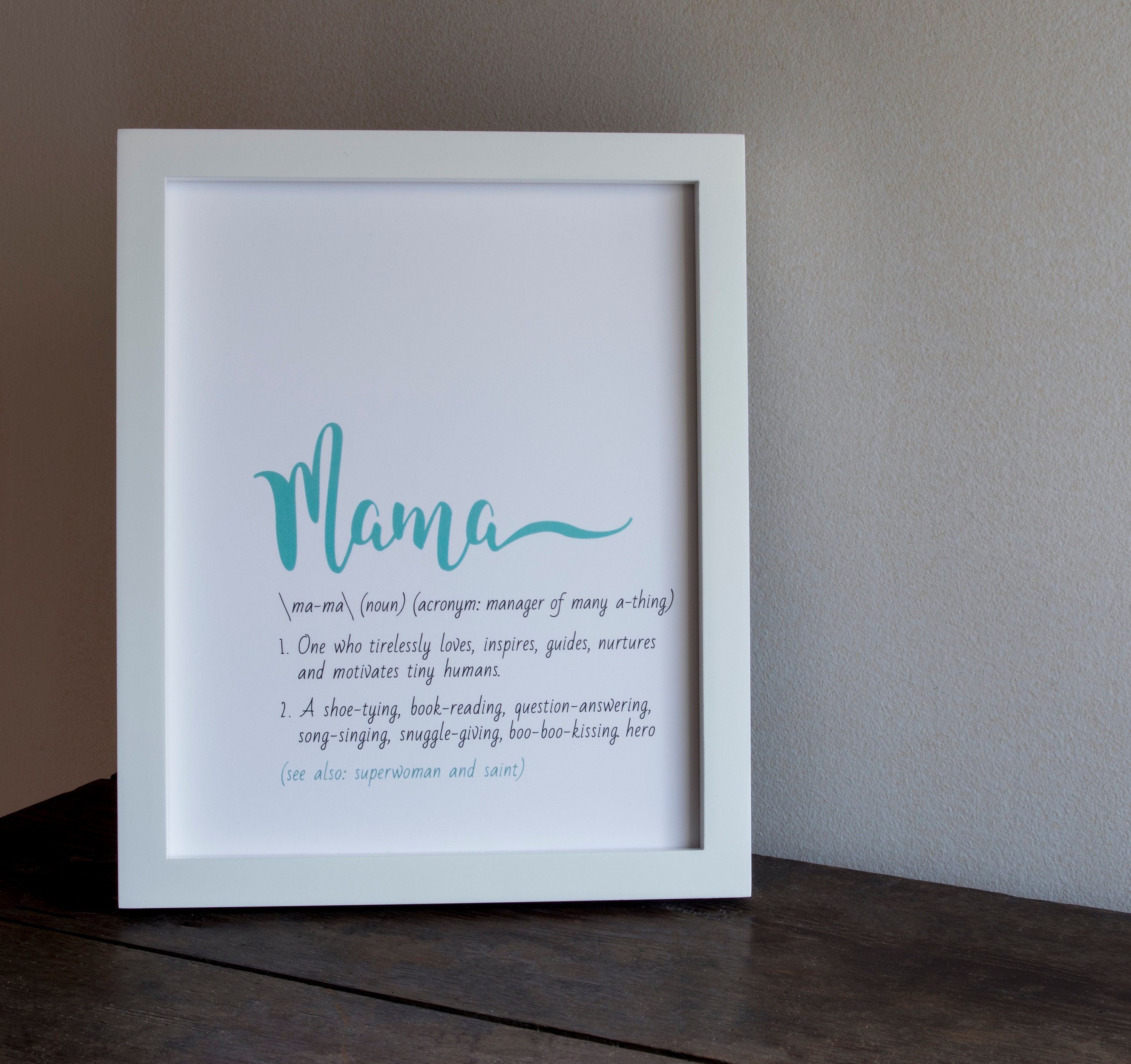 Printable Gift for Mom | Mama Birthday Print | Mother's Day Print ...