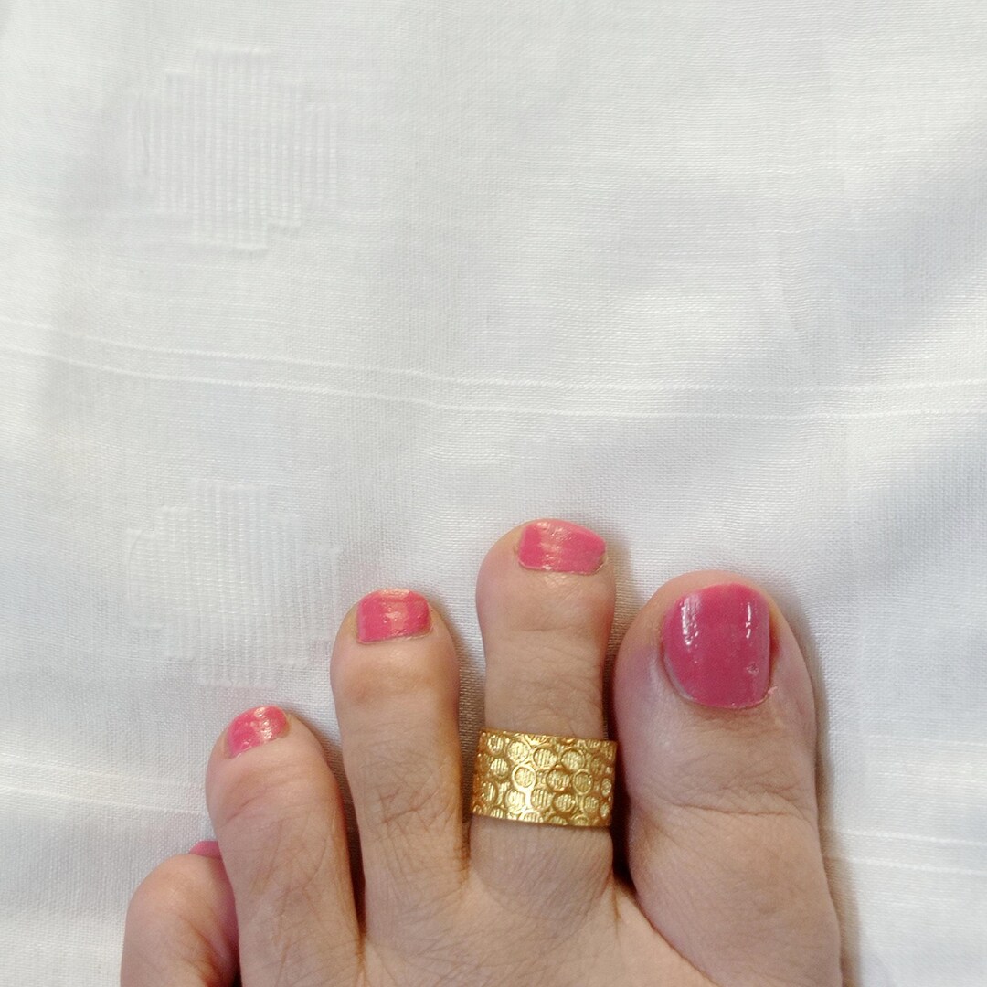 Pair Gold Toe Ring,toe Ring Set,wide Toe Ring,toe Ring for Women,summer ...