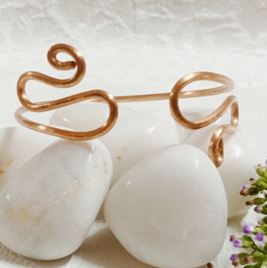 Copper Upper Arm Cuff,gold Upper Arm Bracelet,upper Armlet Armband ...