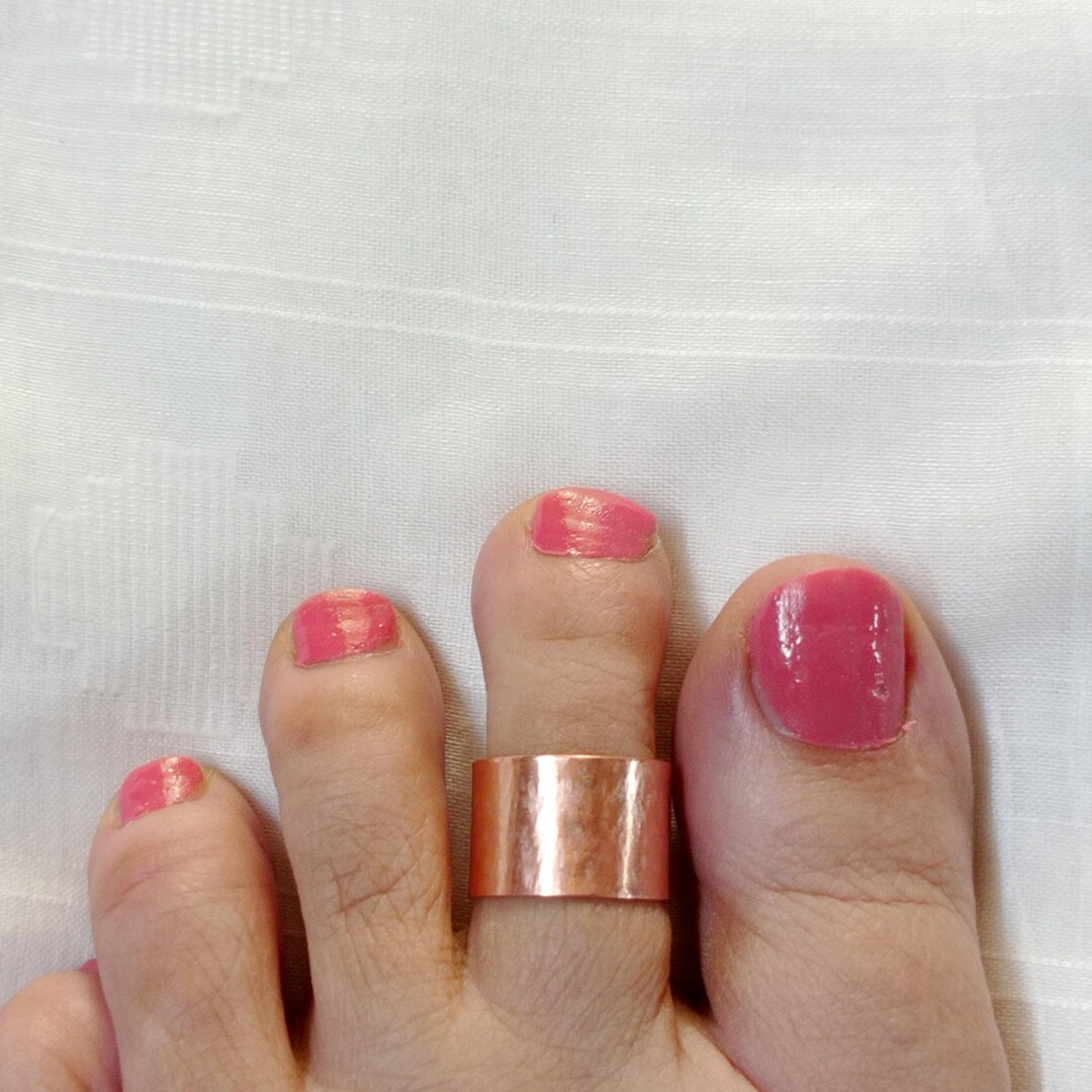 Copper Toe Ring,wide Toe Ring,toe Ring for Women,adjustable Toe Ring ...