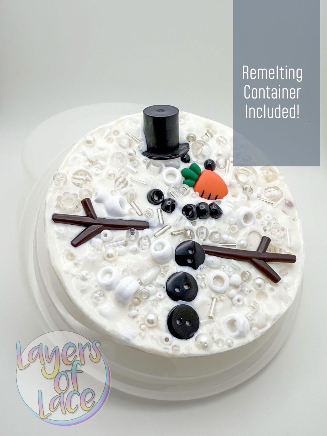 Reusable/remeltable Melted Snowman Cute, Eco Friendly and Sustainable ...