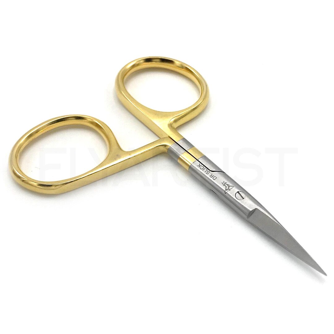 Dr. Slick Twisted Loop All-purpse Scissors - 4" Premium Fly Tying ...