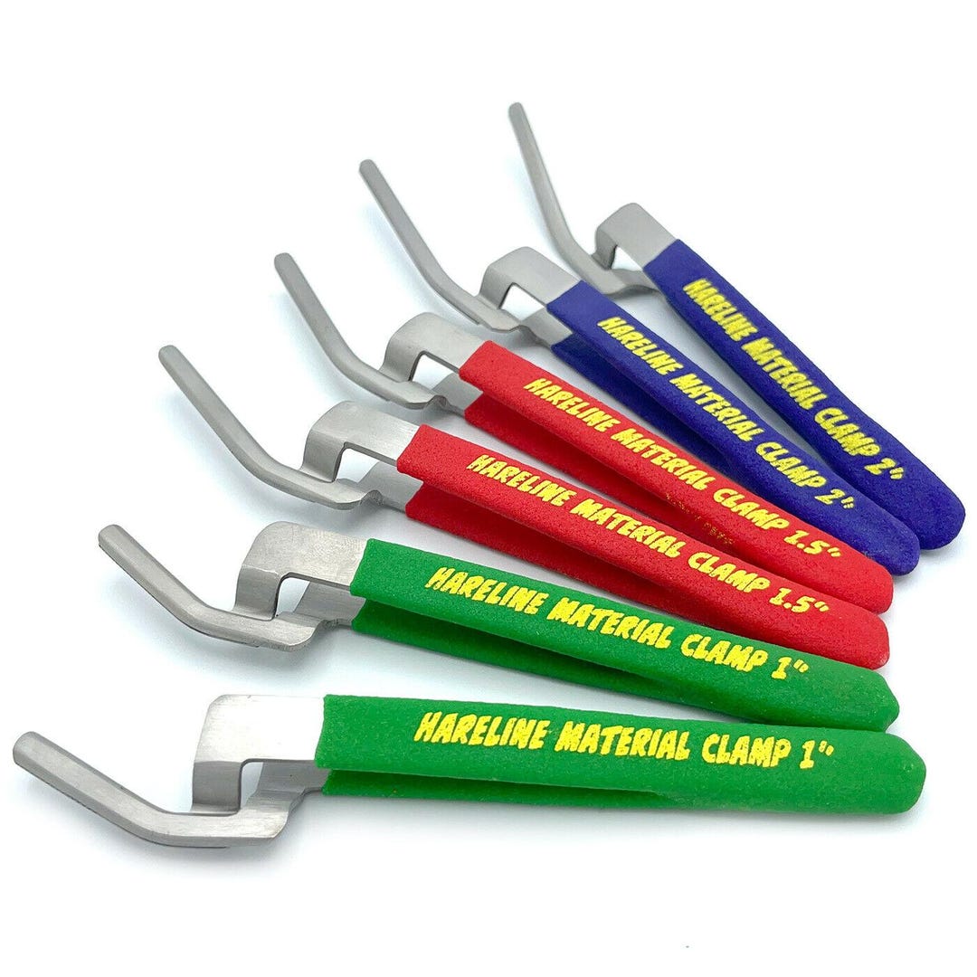 Hareline Material Clamp Set - Fly Tying Dubbing Loop Clips - Small ...