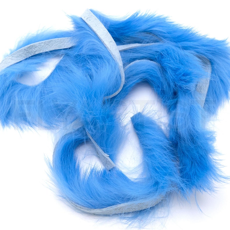 Magnum Rabbit Strips Jig & Fly Tying Zonker Rabbit Hide Pieces Strands ...