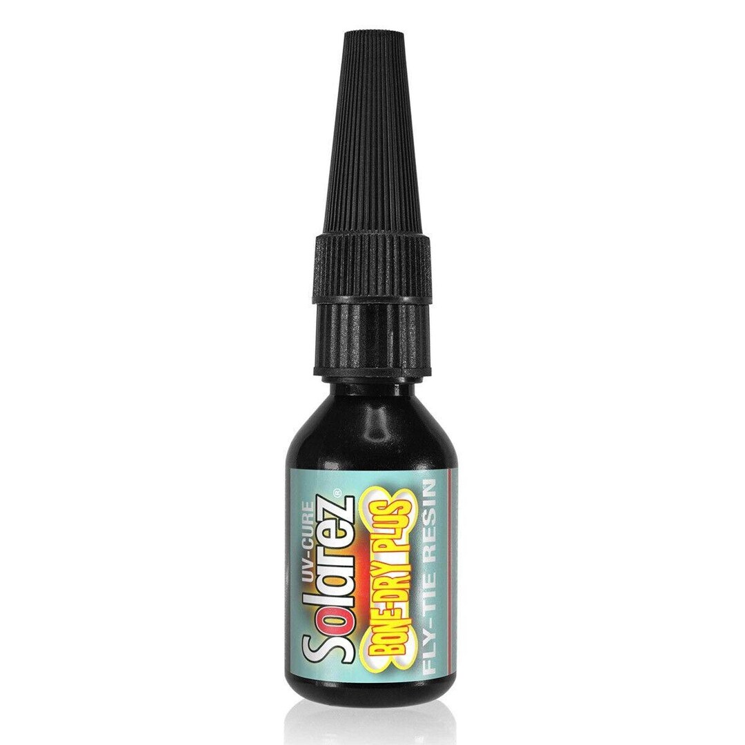 Solarez Bone Dry Plus - Fly Tying UV Cure Resin Clear Thin Head Cement ...