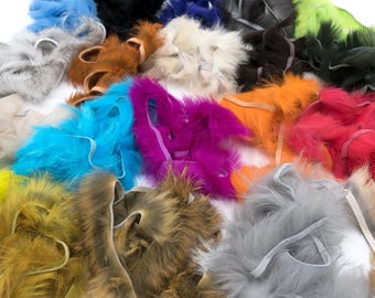 Rabbit Fur Strips - Etsy