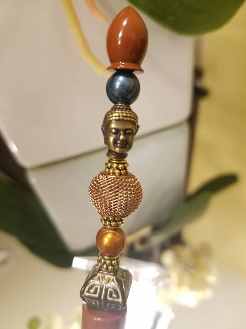 Beaded Pen/ Buddha/ Pearls - Etsy