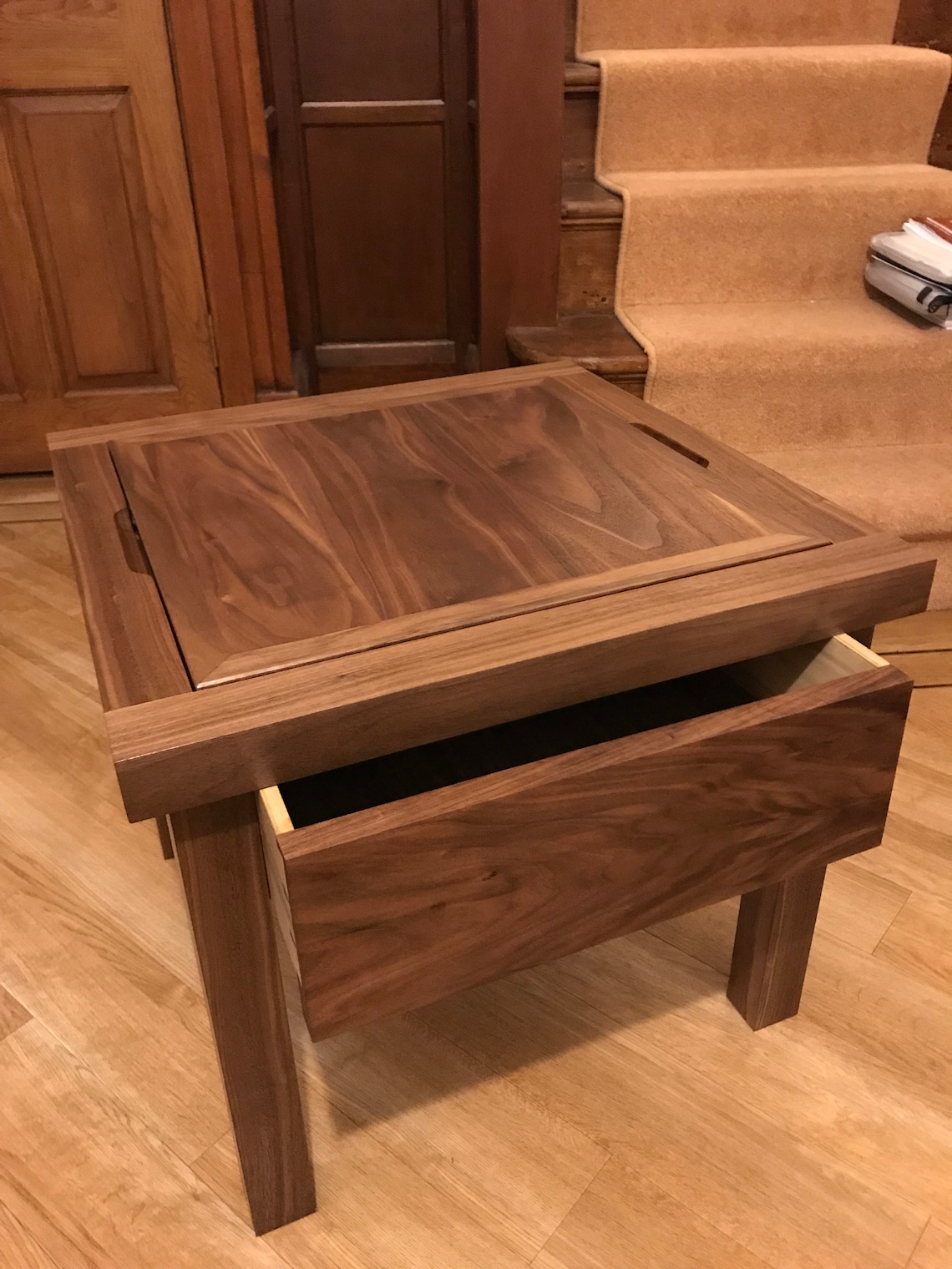 Reversible Wooden Chess Table. - Etsy UK