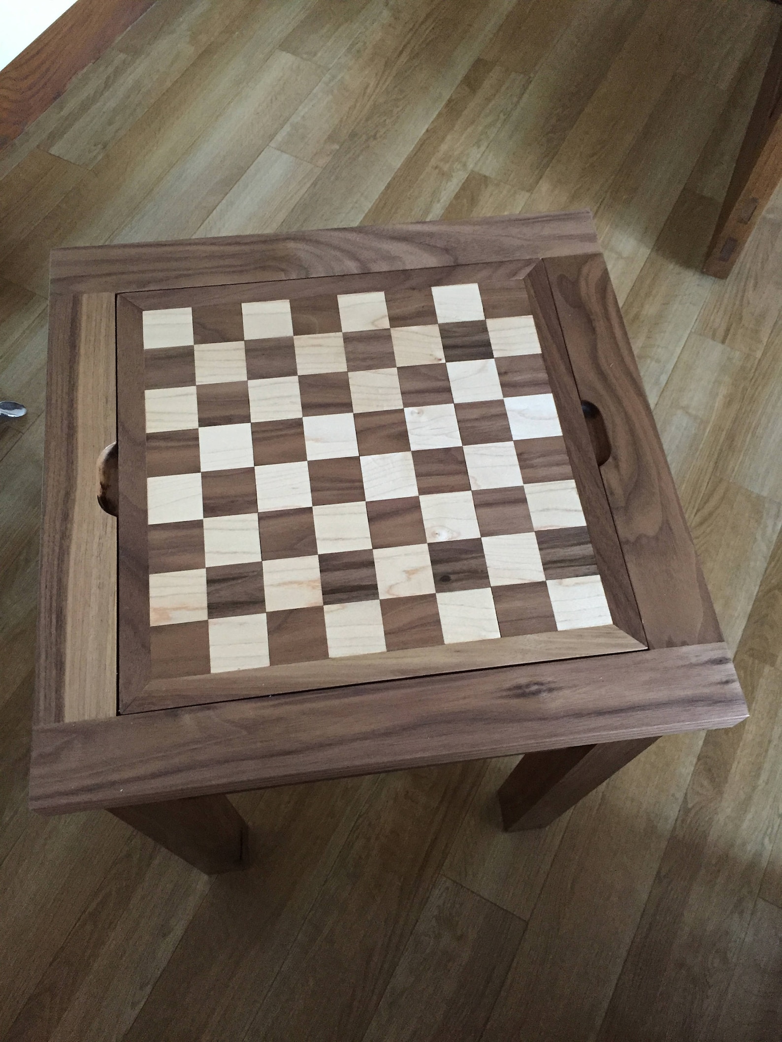 Reversible Wooden Chess Table. - Etsy UK