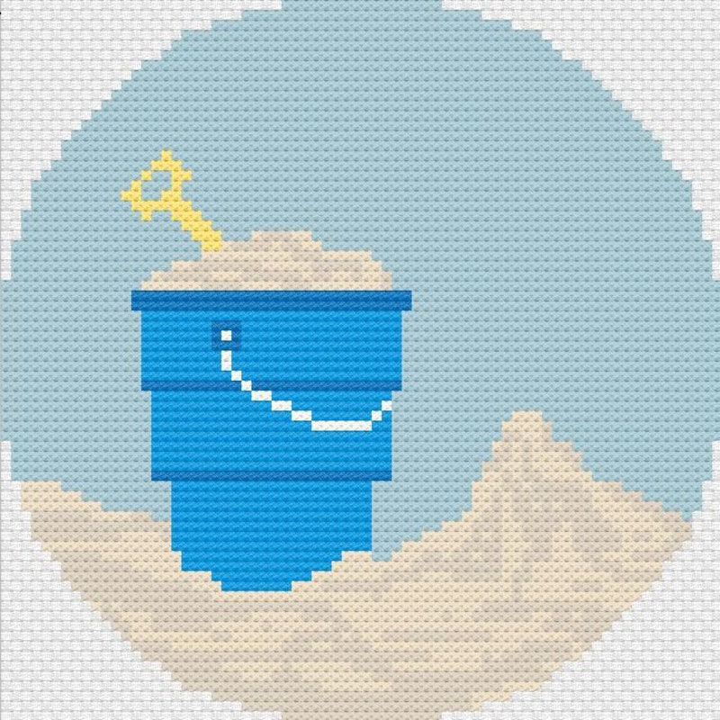 Beach Needlepoint - Etsy