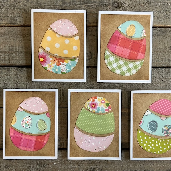 Easter Egg Card - Etsy