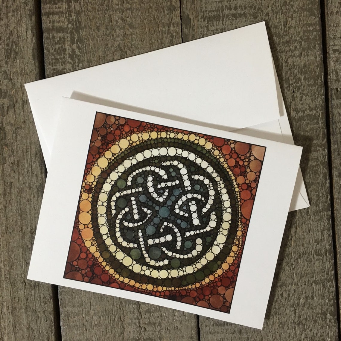 Celtic Cross Card Celtic Knot 6 Card Set Original Artwork - Etsy