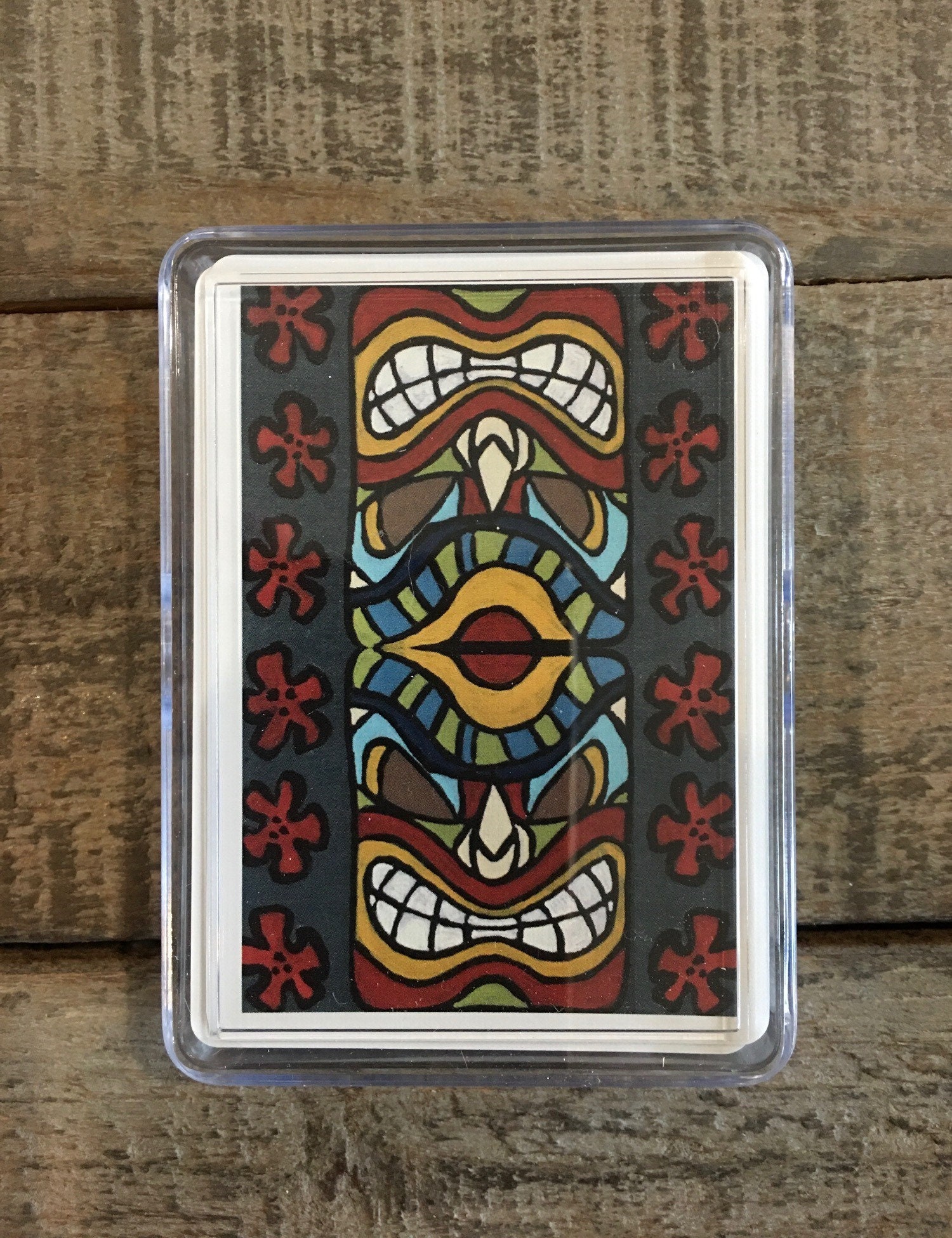 Tiki Playing Cards Tiki Card Deck Tiki Deck of Cards Tiki - Etsy