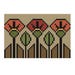 Needlepoint Folk Flower Luggage Tag Pattern, Luggage Tag, Craftsman ...
