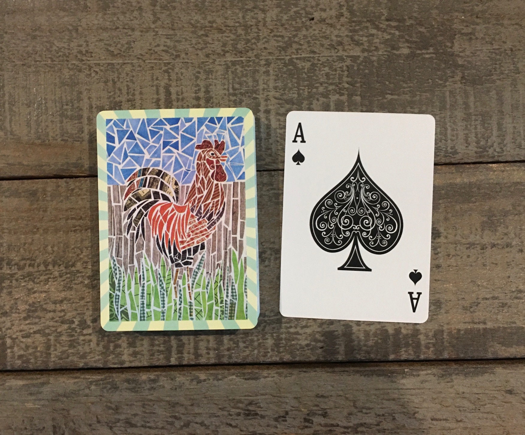 Playing Cards, Rooster, Chicken, Hen, Rooster Playing Cards, Colorful ...