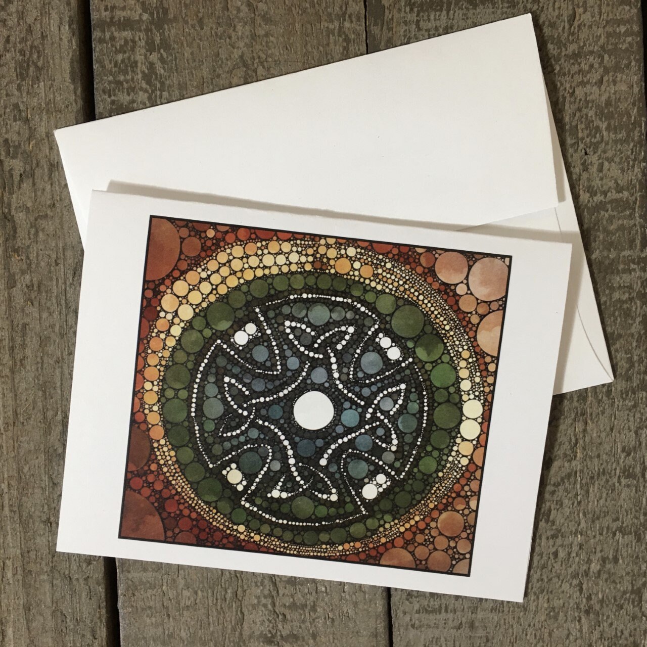 Celtic Cross Card Celtic Knot 6 Card Set Original Artwork - Etsy
