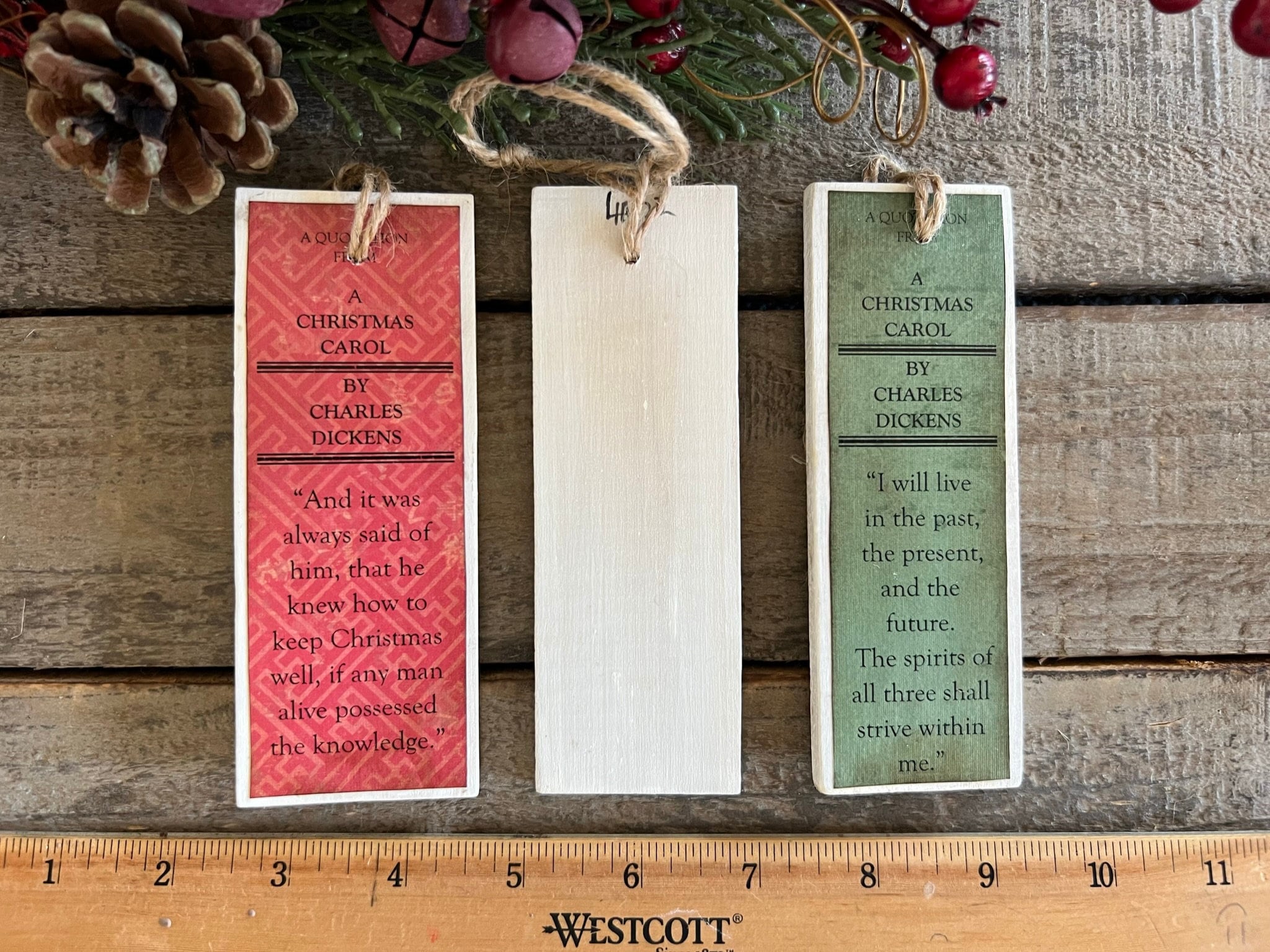 Charles Dickens Christmas Ornament Set, A Christmas Carol Ornaments ...
