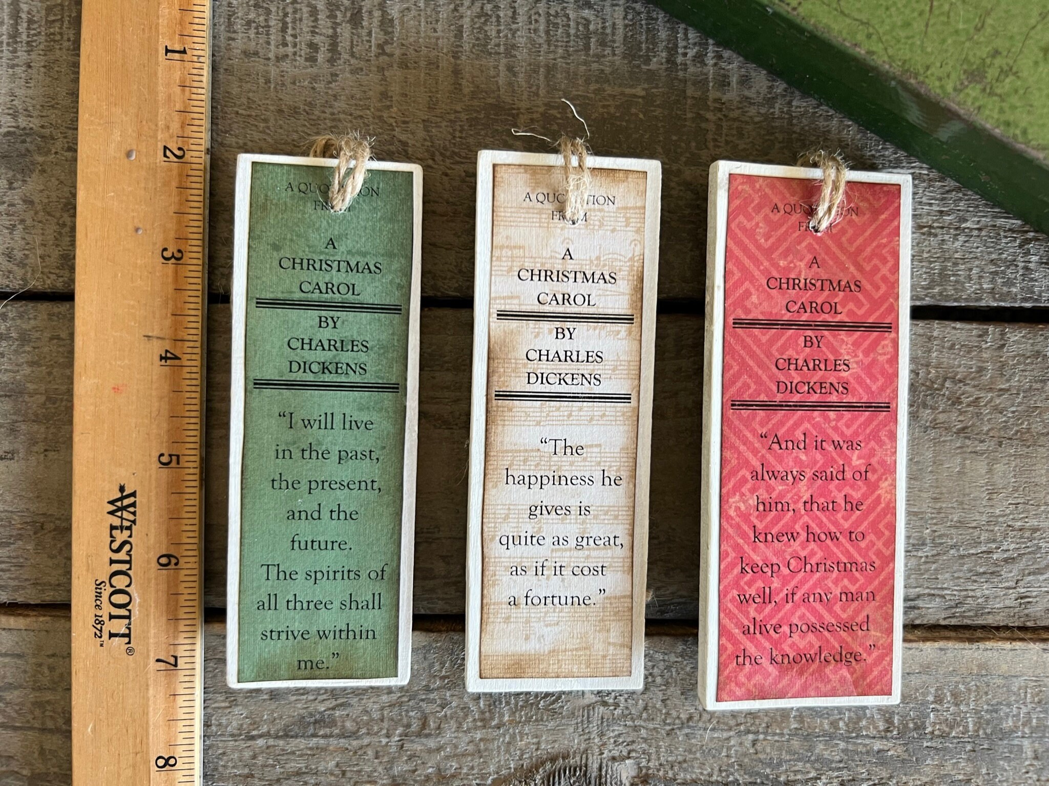 Charles Dickens Christmas Ornament Set, A Christmas Carol Ornaments ...