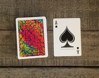 Rainbow Playing Card - Etsy