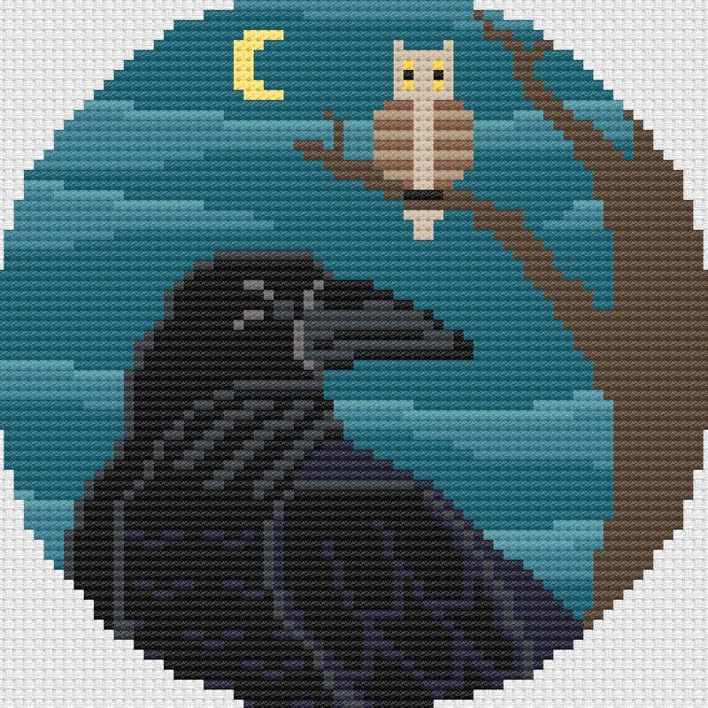 Crow Pattern - Etsy