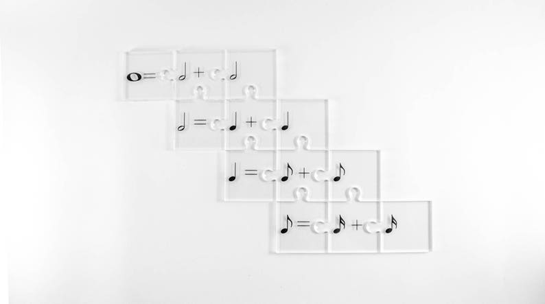 Music Notes Values Puzzle | Etsy