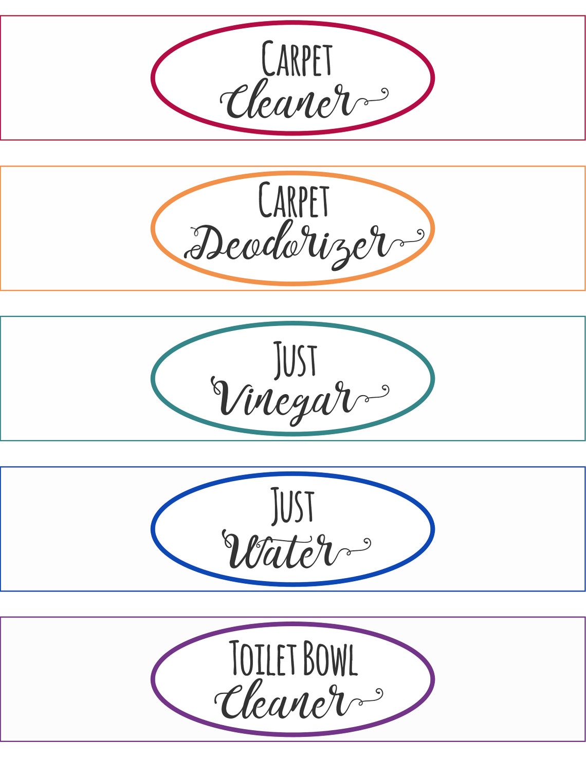 Cleaning Labels Cleaning Printable Cleaning House Home - Etsy
