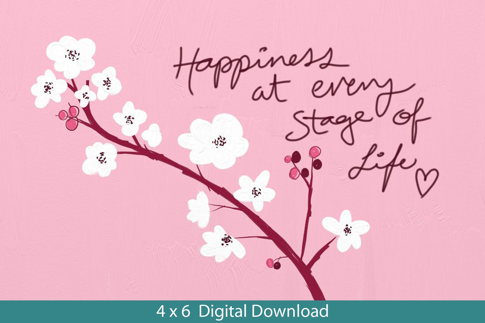 Happiness Wall Art, Hand Drawn Wall Art, Sketch Wall Art, Happiness ...