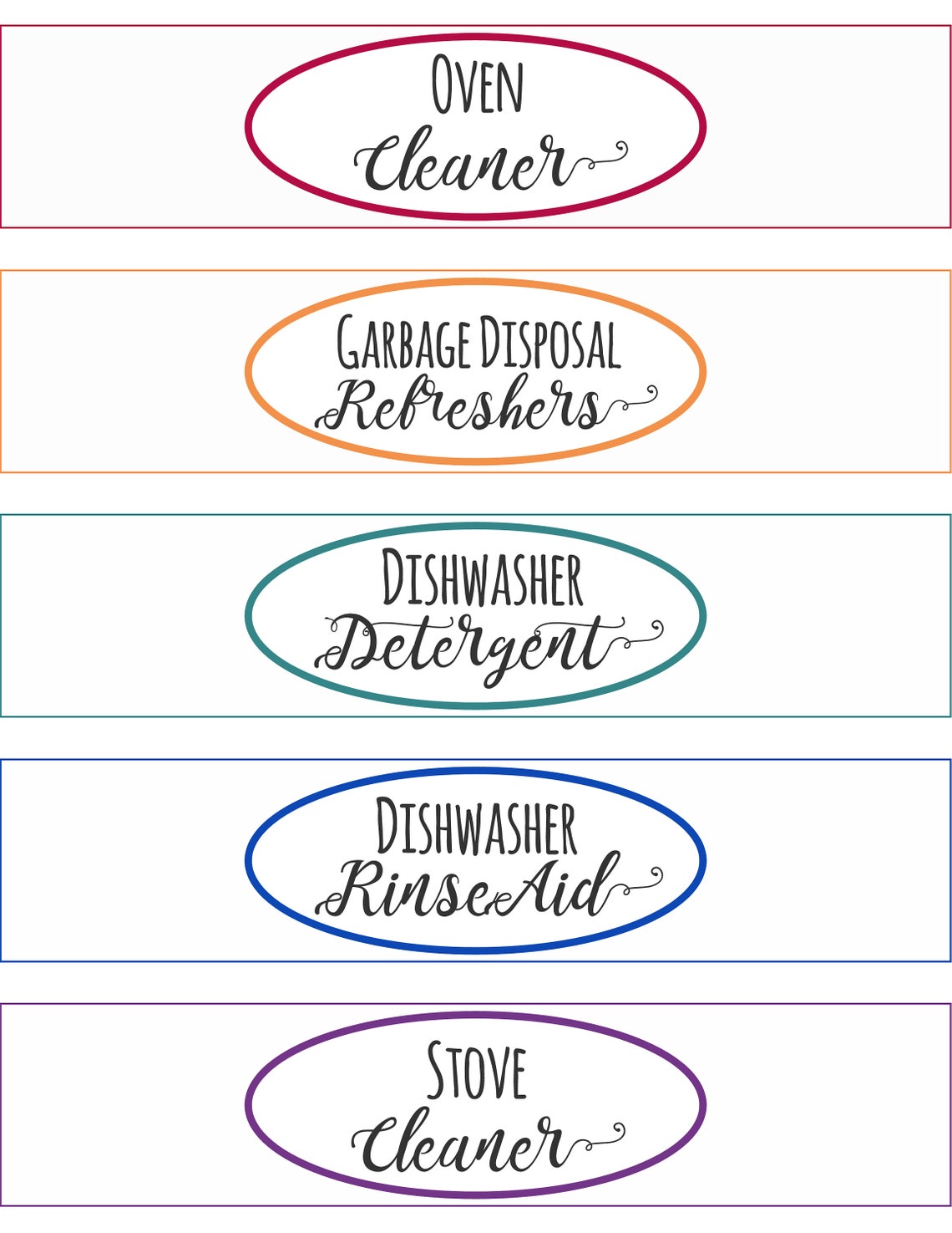 Cleaning Labels Cleaning Printable Cleaning House Home - Etsy