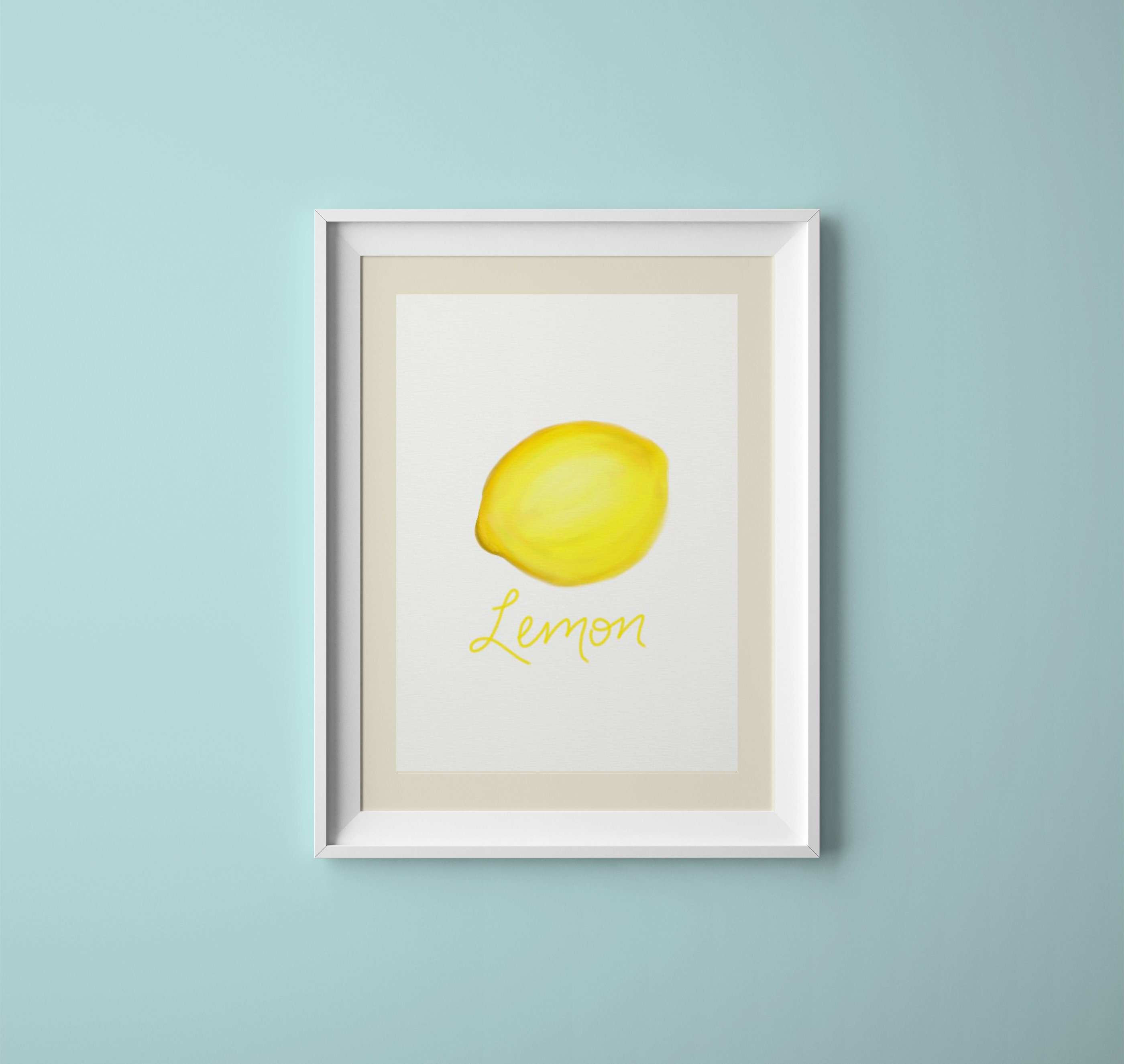 Lemon Art, Lemon Decor, Lemon Decor Kitchen, Fruit Wall Decor, Fruit ...
