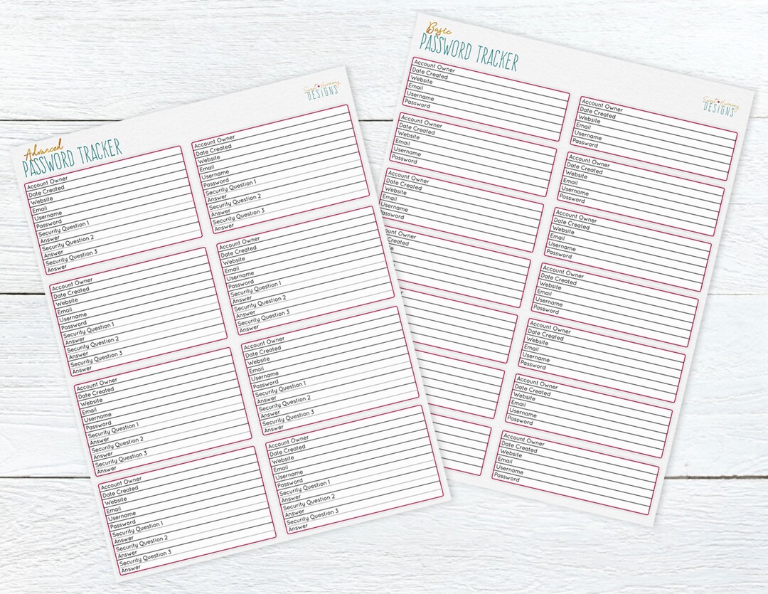 Organizer Printable, Organizer PDF, Organizer for the Office, Printable ...